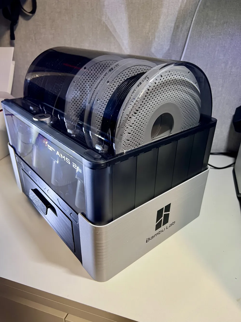 AMS 2 Pro Stackable gridfinity Storage unit - Free 3D Print Model ...