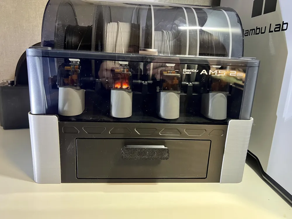AMS 2 Pro Stackable gridfinity Storage unit - Free 3D Print Model ...
