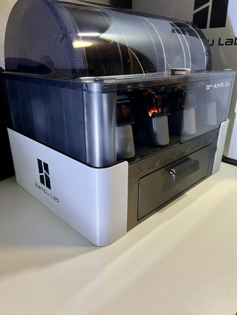 AMS 2 Pro Stackable gridfinity Storage unit - Free 3D Print Model ...