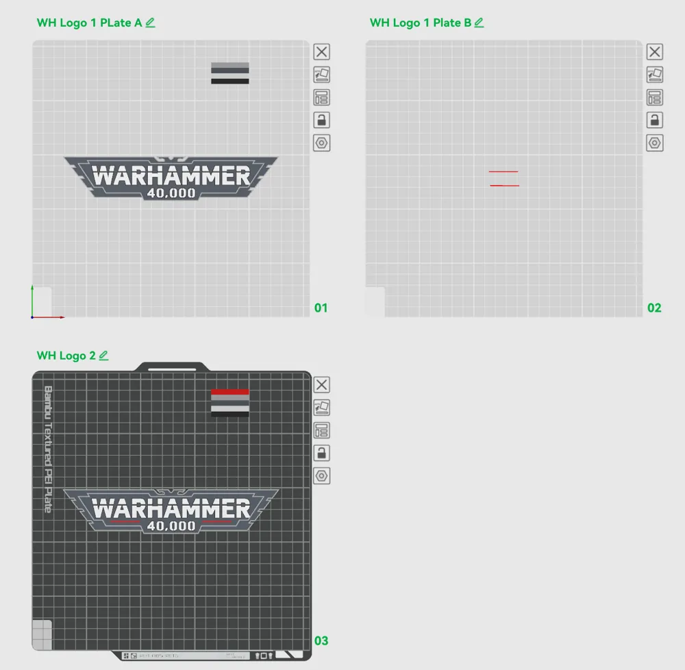 Warhammer Logo by AWPrintz MakerWorld: Download Free 3D Models