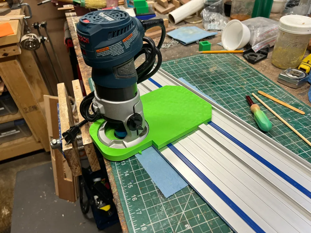 Bosch router adapter for Kreg track by Ronnie MakerWorld: Download Free ...