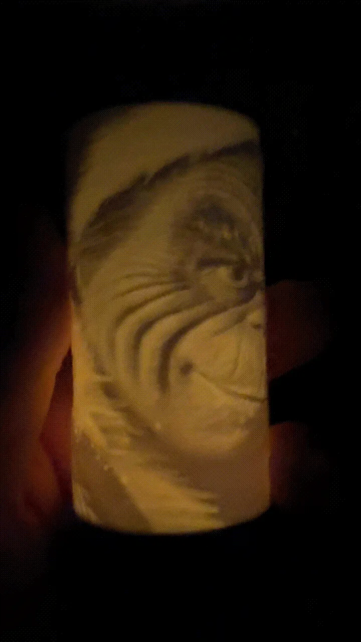 Cilindro para vela pequena - Papai Noel e Grinch por VirtuverseArt ...