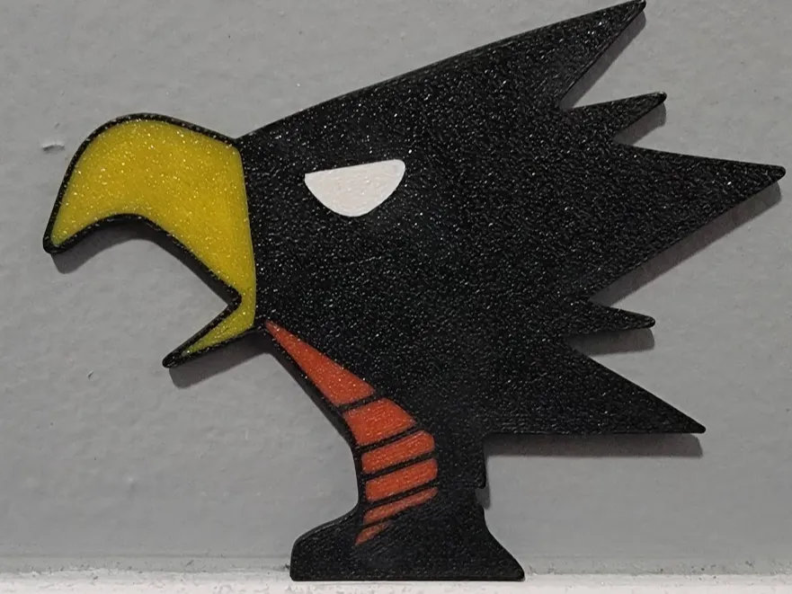 Surprised Tokoyami (My Hero Academia) 4-Color - Free 3D Print Model ...