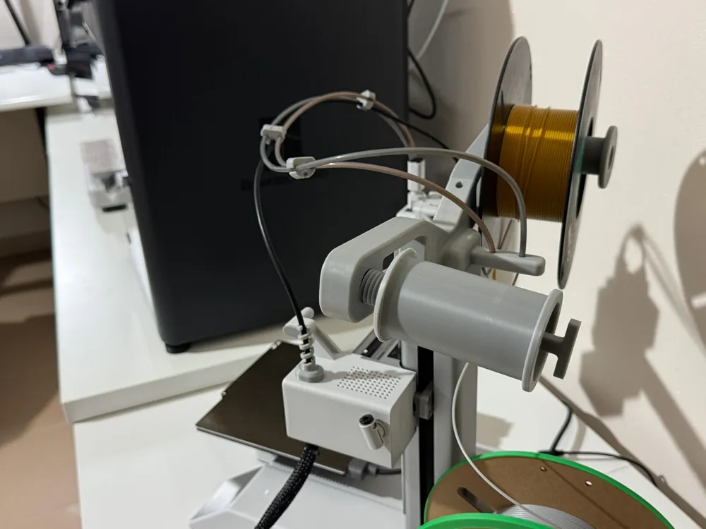 Low Friction Spool Holder for A1 Mini Top Mount by lab3d_creativity_sav ...