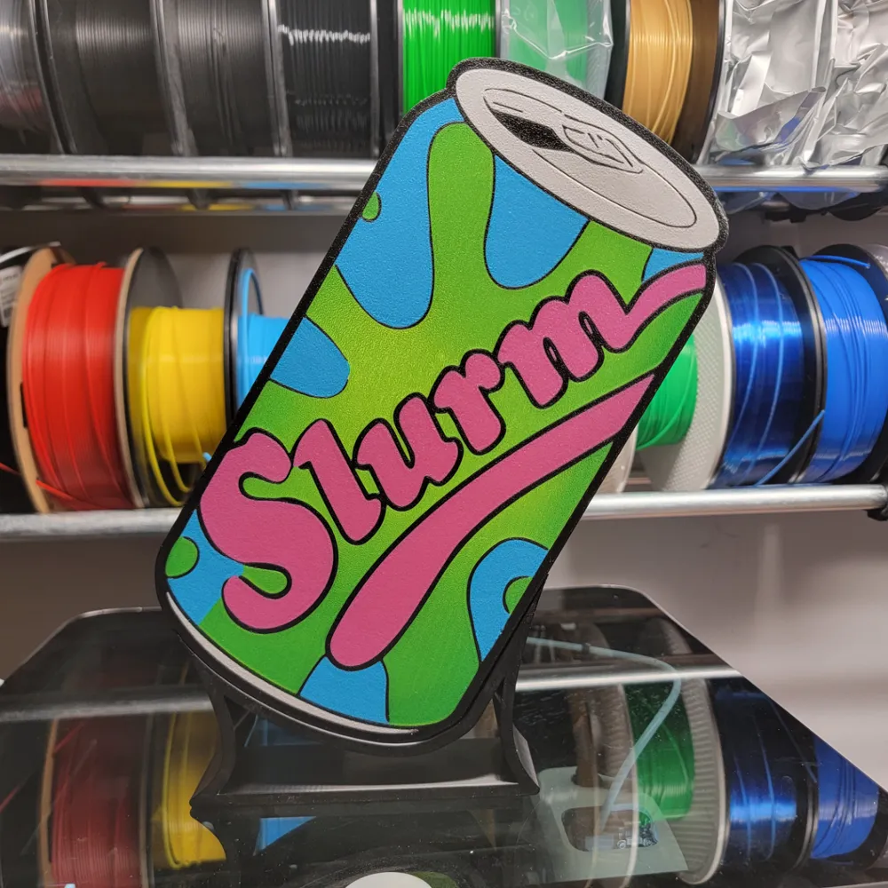 Futurama Slurm Can USB LED Lightbox by joshua.makesMakerWorld: Download ...