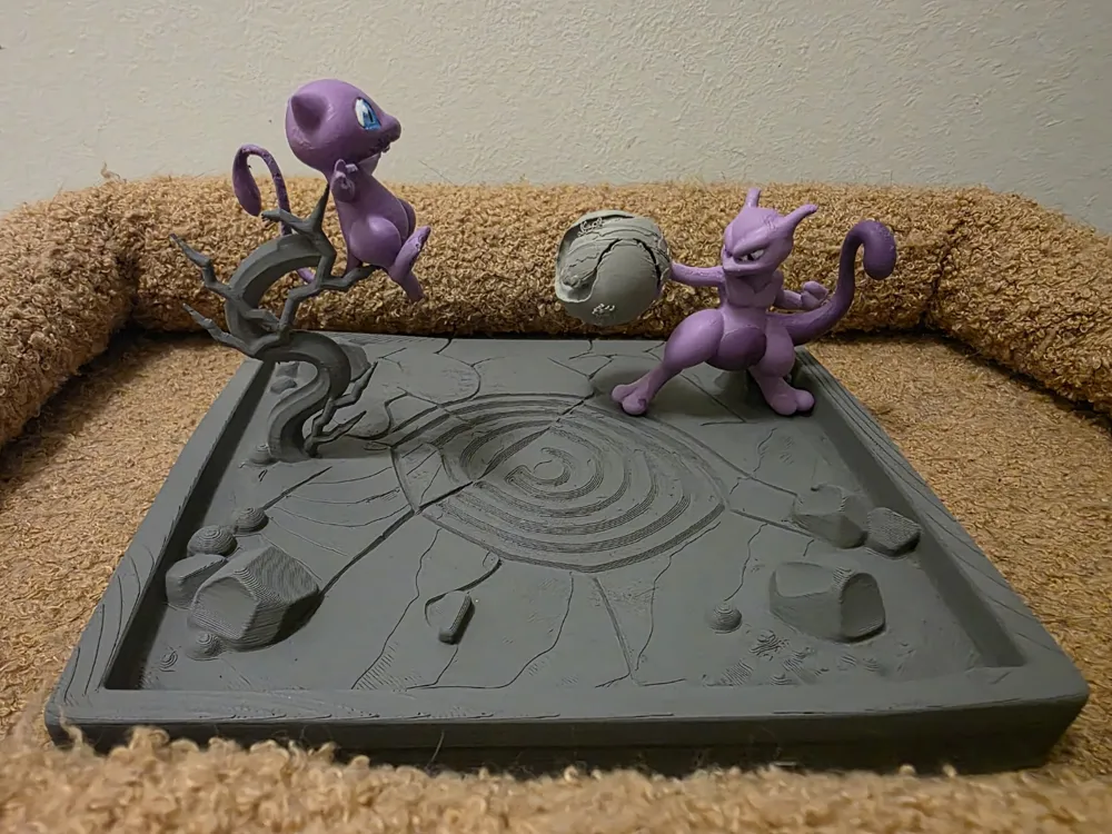 Mew & Mewtwo - Free 3D Print Model - MakerWorld