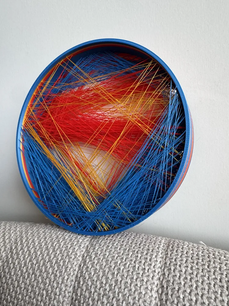 Superman 2025 – 3D Printed String Art by Pica3d MakerWorld: Download ...