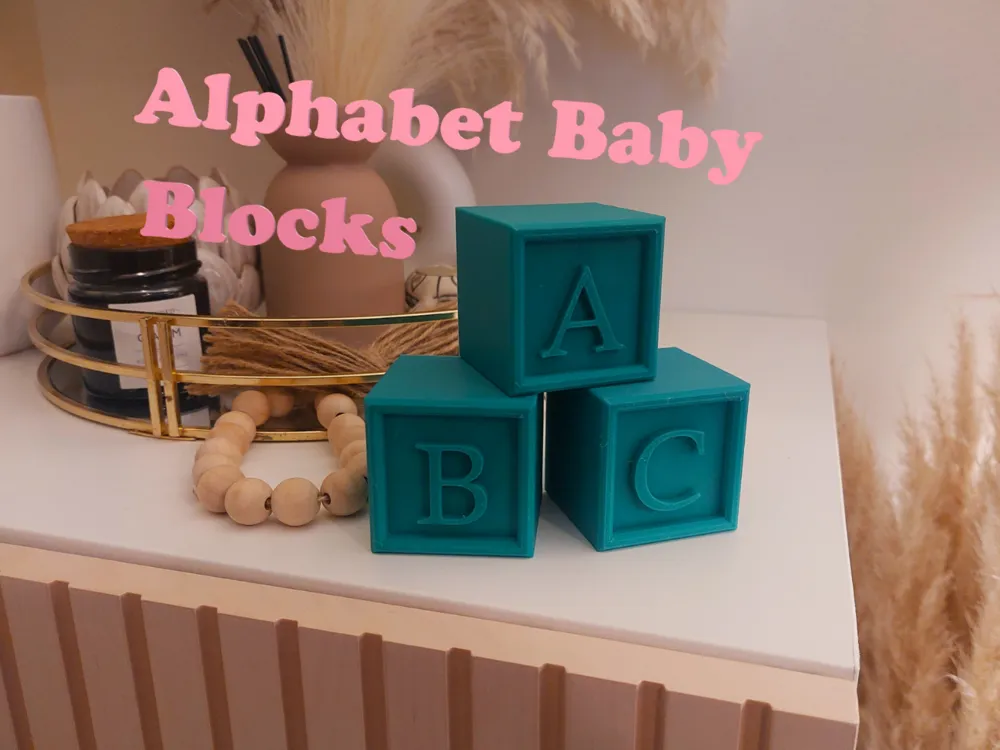 Alphabet Baby Blocks by Freddie Bishop - MakerWorld