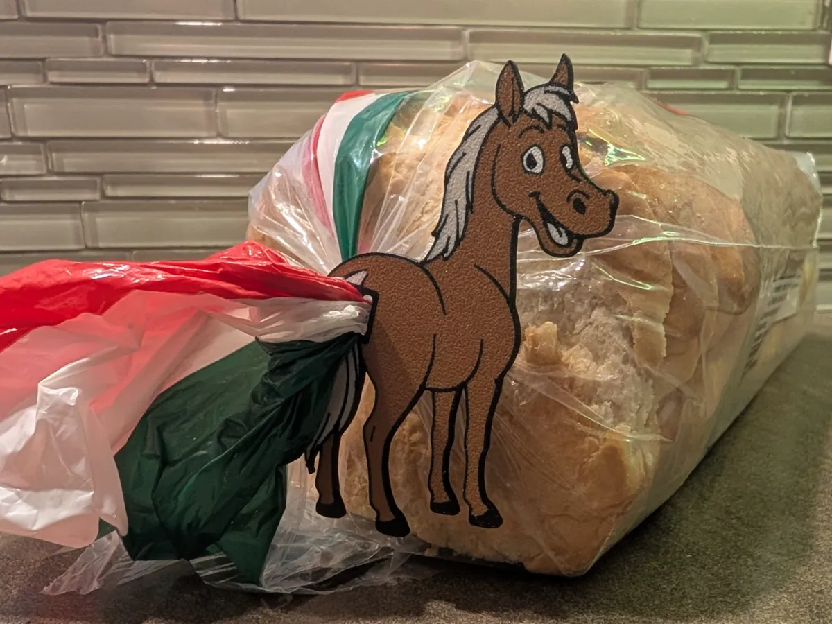 Horse bread clip by JD_3Dprint MakerWorld: Download Free 3D Models