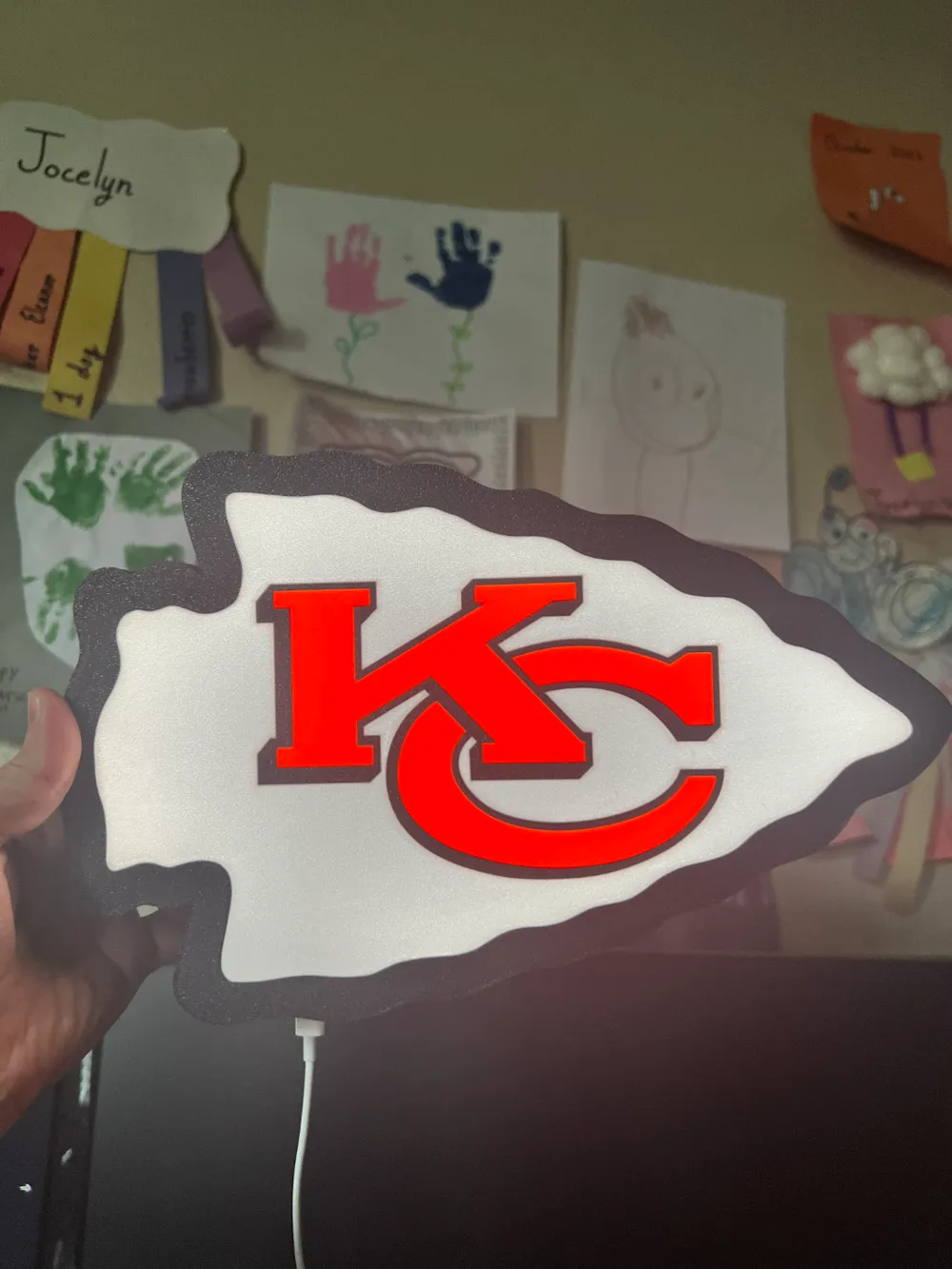 Kansas City Chiefs Lightbox by SCprintdustries - MakerWorld