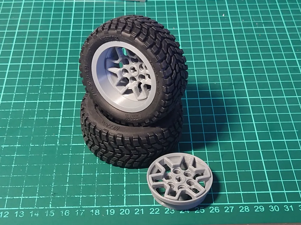 Rims for 76mm RC tires Brick compatible by horcikdesigns - MakerWorld