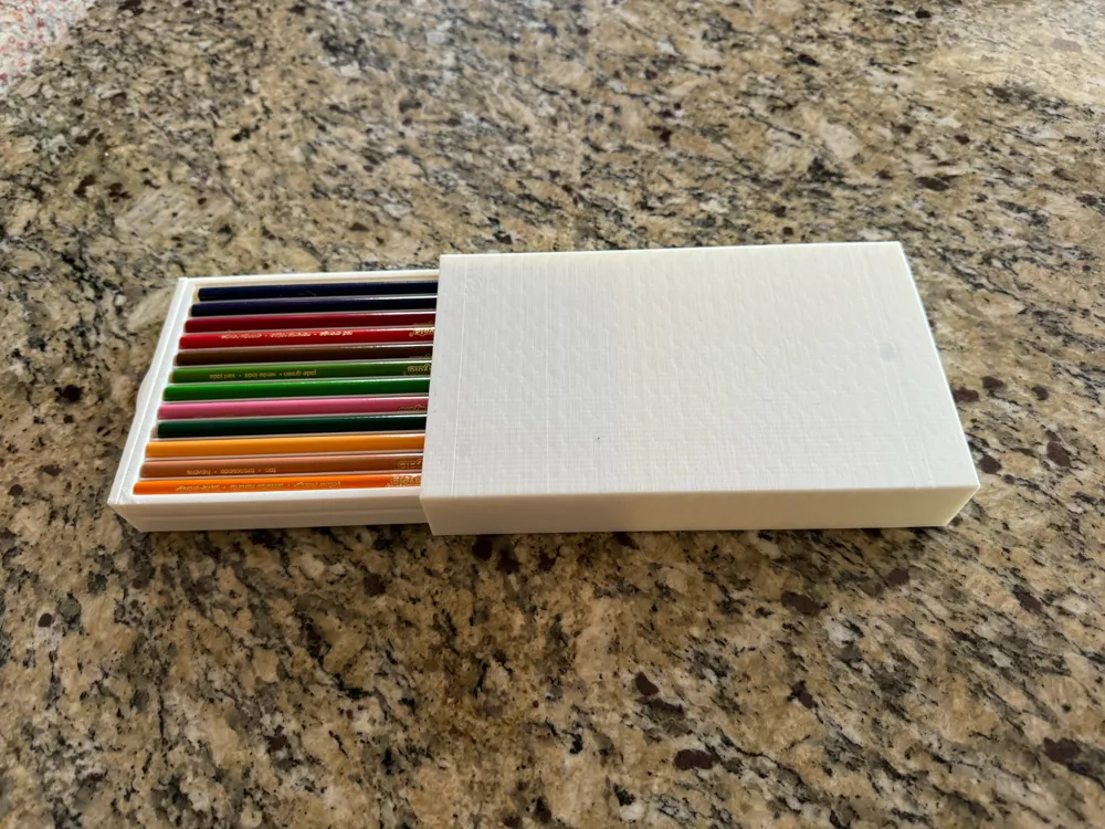 Color pencil box. by RobertW - MakerWorld
