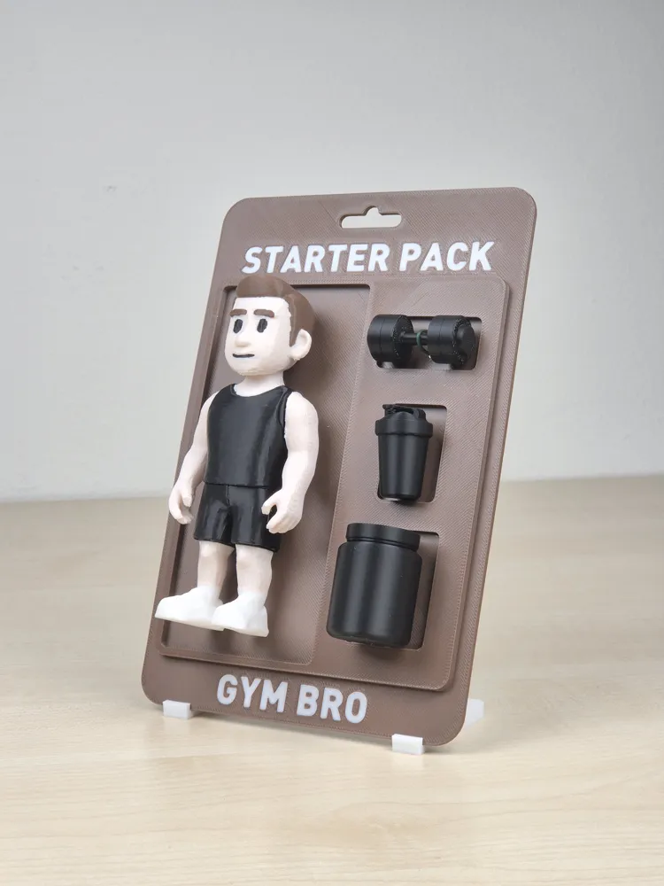 Gym Bro Starterpack - Free 3D Print Model - MakerWorld