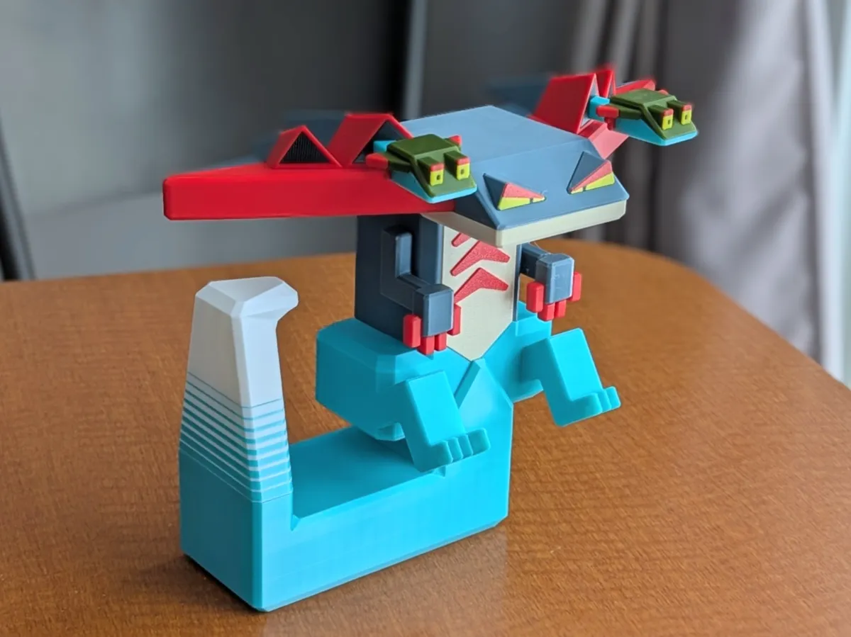 Dragapult - Würfelstil – Kostenloses 3D-Druckmodell – MakerWorld