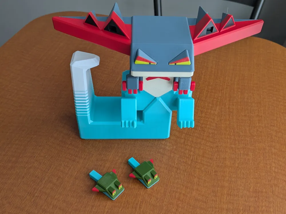 Dragapult - Würfelstil – Kostenloses 3D-Druckmodell – MakerWorld