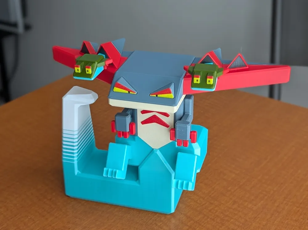 Dragapult - Würfelstil – Kostenloses 3D-Druckmodell – MakerWorld