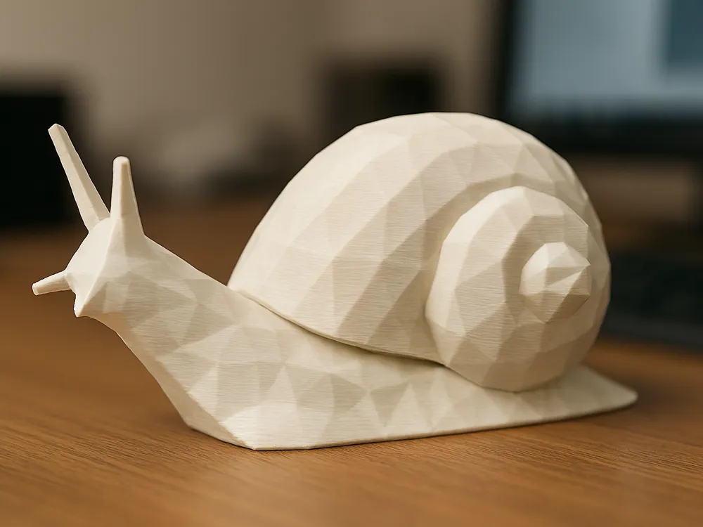 Low poly cute Snail - Free 3D Print Model - MakerWorld