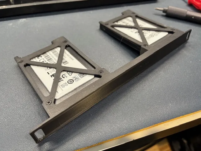 0.5U 10 inch rack dual-ssd mount by SigOS MakerWorld: Download Free 3D ...