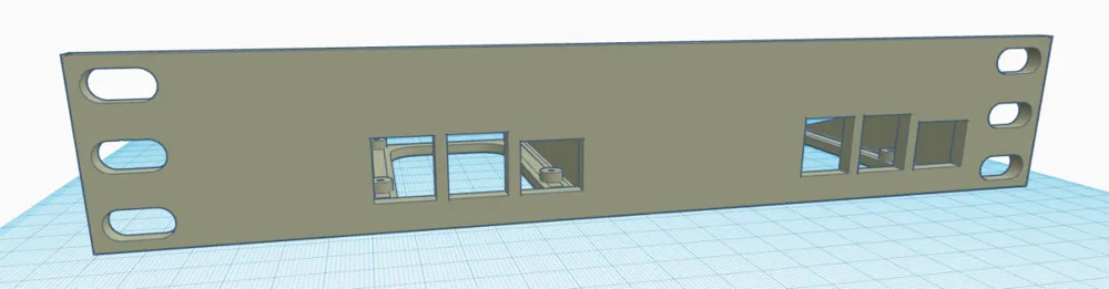 Raspberry Pi 4B 10-Inch Rack Mount by Mauker - MakerWorld