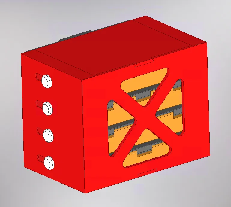 Screw Box Rack 4&5 Bay by Duane777 - MakerWorld