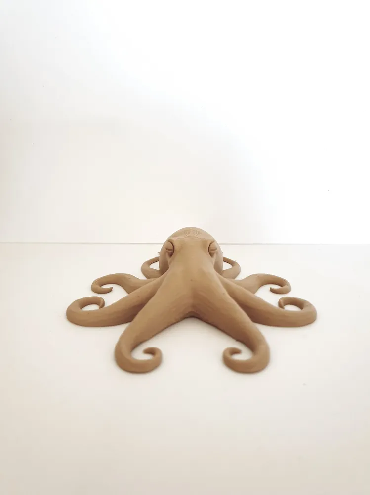 Octopus Sculpture - Free 3D Print Model - MakerWorld