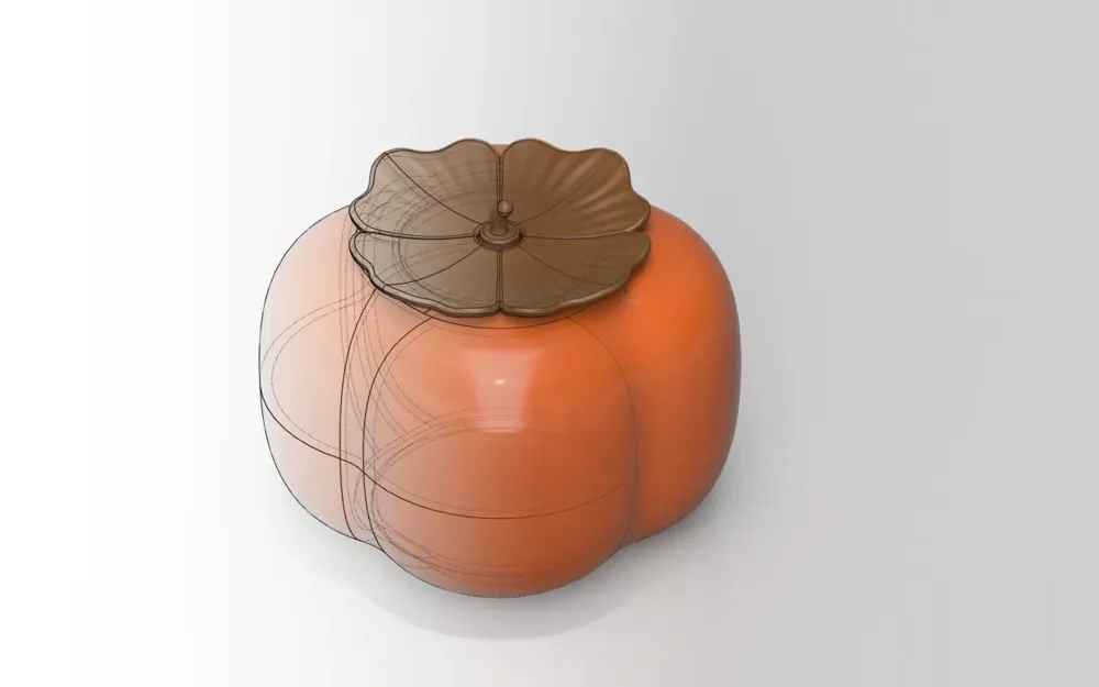 Persimmon-shaped Storage Box, Candy Box, Jewelry Box, Storage Jar by ...