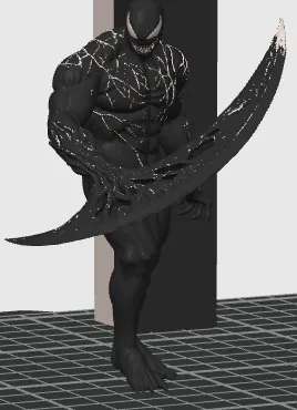 Venom Let There be Carnage Statue - Free 3D Print Model - MakerWorld