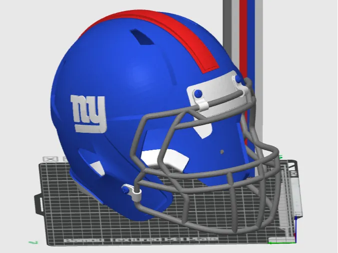 New York Giants Helmet - Free 3D Print Model - MakerWorld