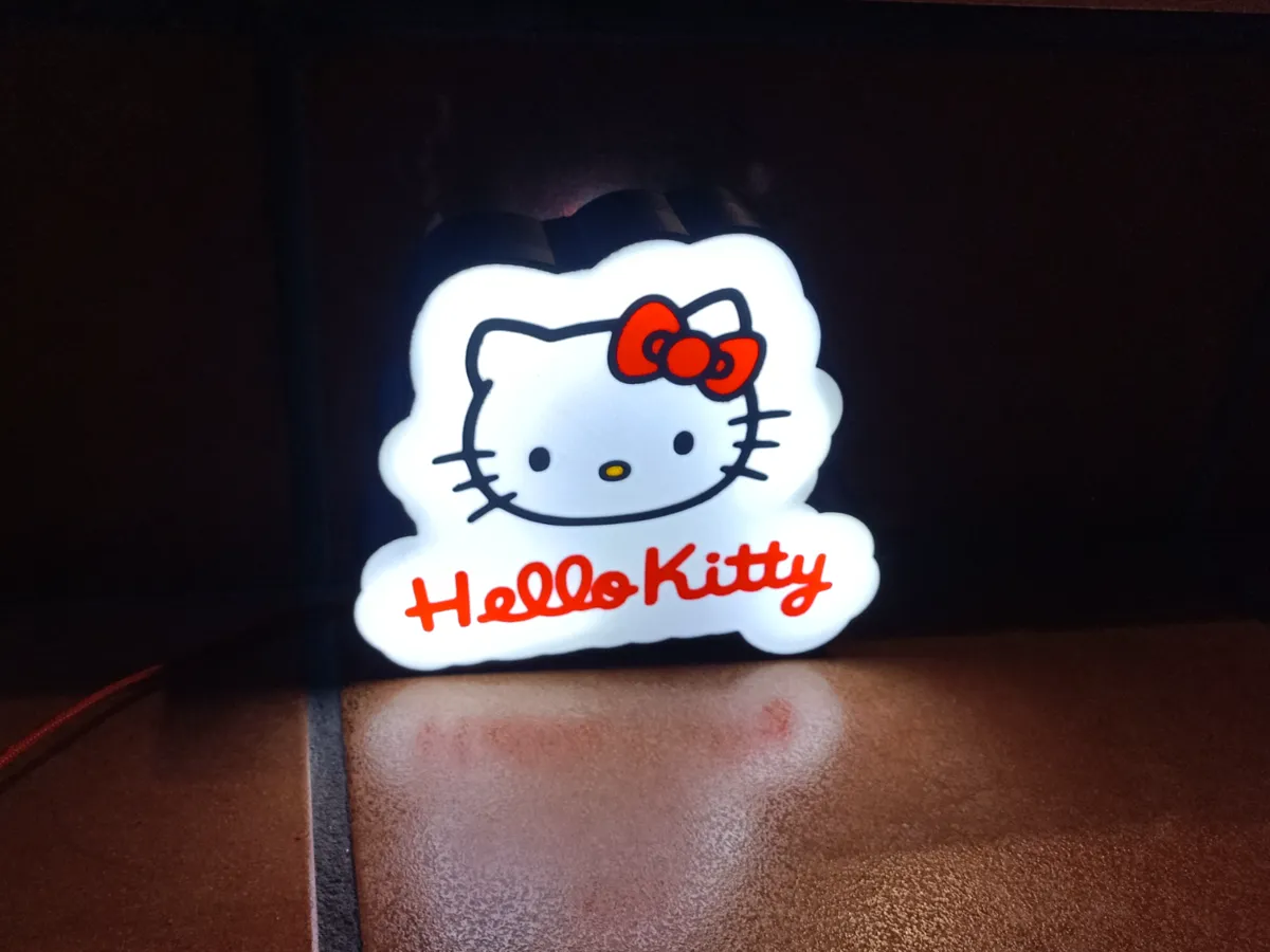 Hello Kitty LightBox - Free 3D Print Model - MakerWorld