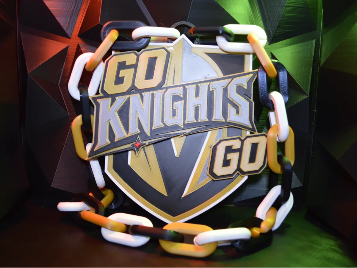 Corrente de Hype dos Golden Knights - Modelo gratuito para impressão 3D ...