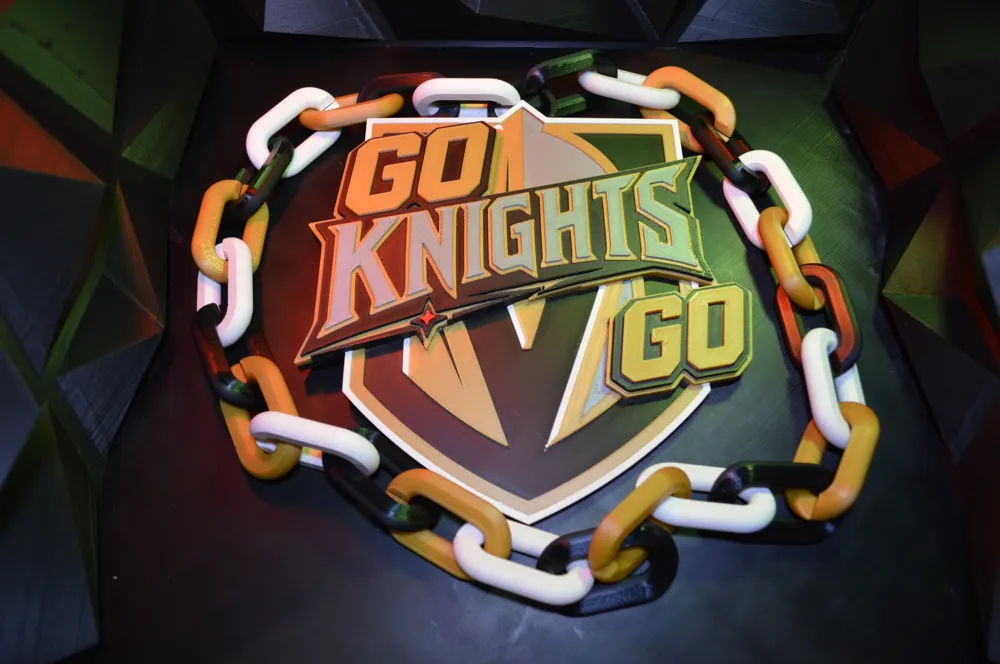 Golden Knights Hype Chain - Free 3D Print Model - MakerWorld