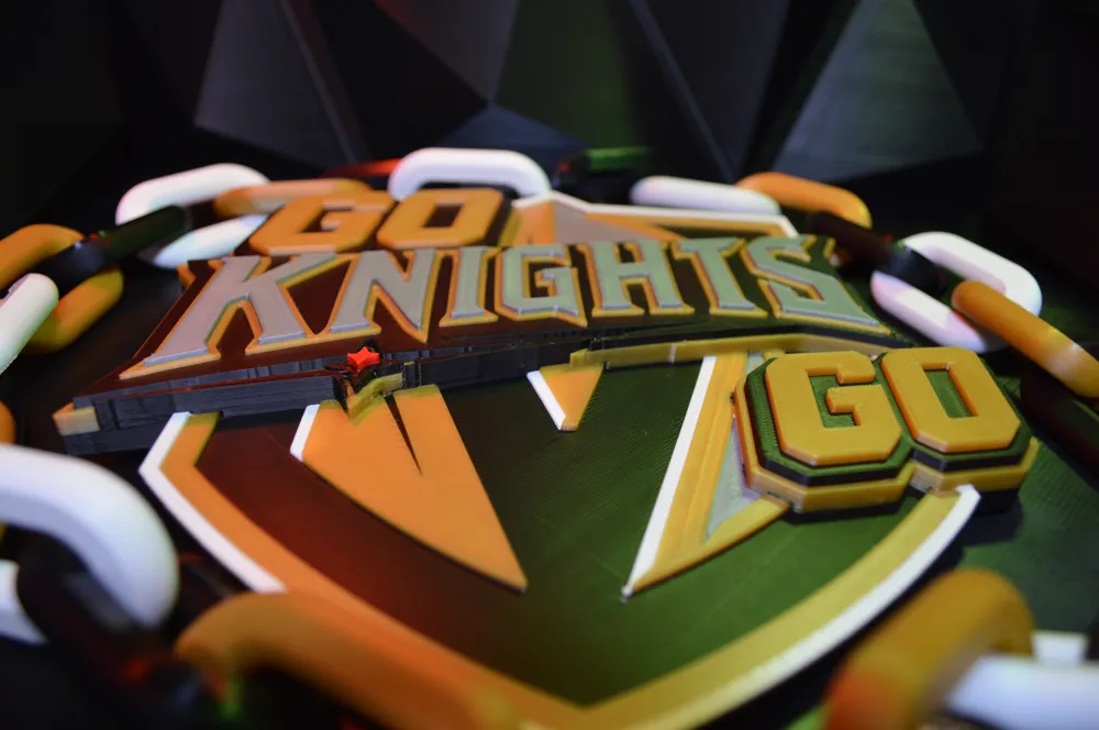 Golden Knights Hype Chain - Free 3D Print Model - MakerWorld