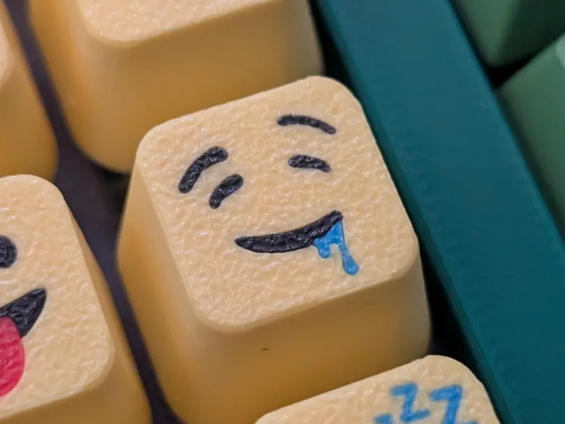 Drooling Emoji Keycap by swerly - MakerWorld