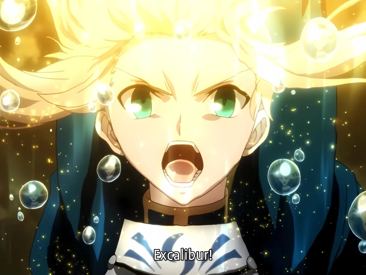 Excalibur!!! Espada de la Victoria Prometida versión con separación de ...