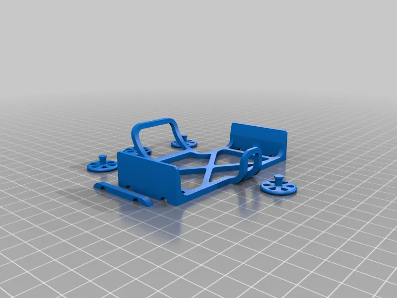 Sylvanian Families pram frame for triplets by burrowsaMakerWorld ...