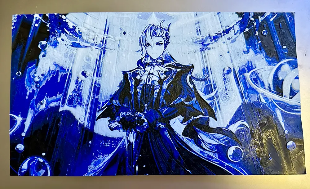 Neuvilette Hueforge 4-Color by Kenzie - MakerWorld