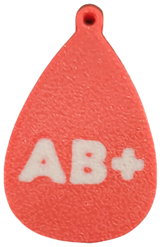 Blood Tag AB+ by 3DKP - MakerWorld