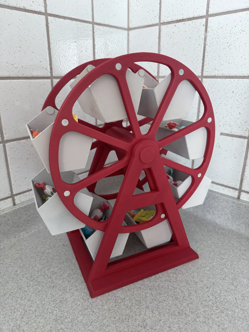 Ferris Wheel Candy Dispenser - Free 3D Print Model - MakerWorld