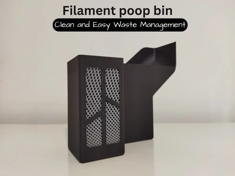 Filament Poop Bin – Clean & Easy Waste Management - Free 3D Print Model ...