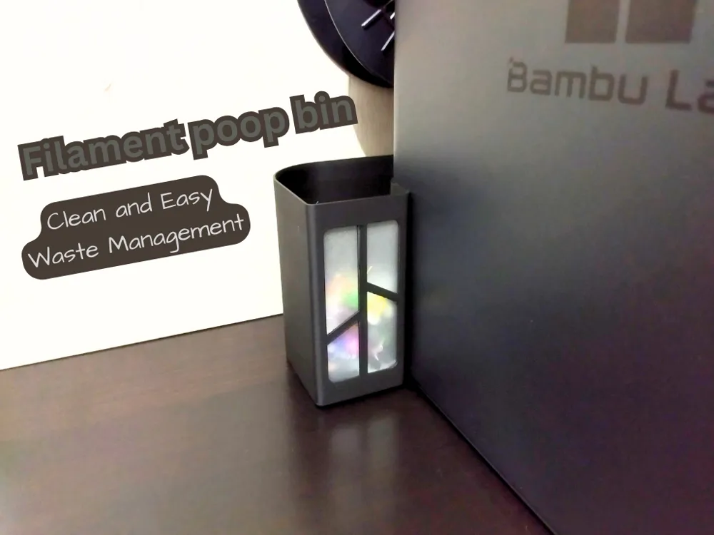 Filament Poop Bin – Clean & Easy Waste Management by QD3D MakerWorld ...