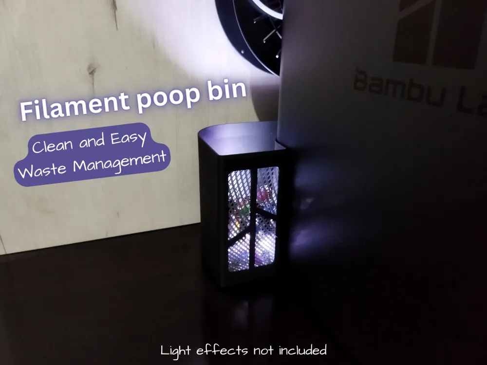 Filament Poop Bin – Clean & Easy Waste Management by QD3D MakerWorld ...