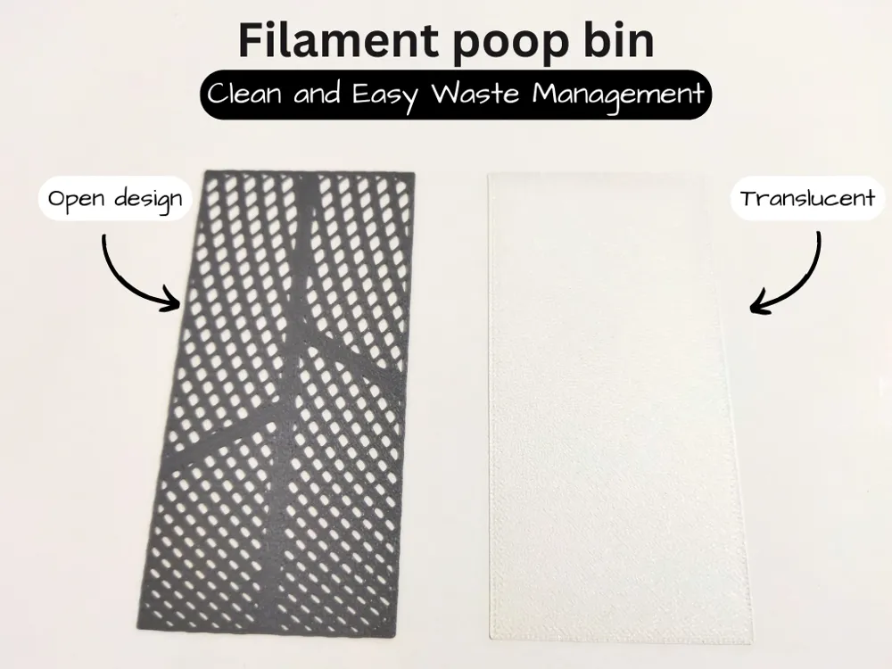 Filament Poop Bin – Clean & Easy Waste Management by QD3D MakerWorld ...
