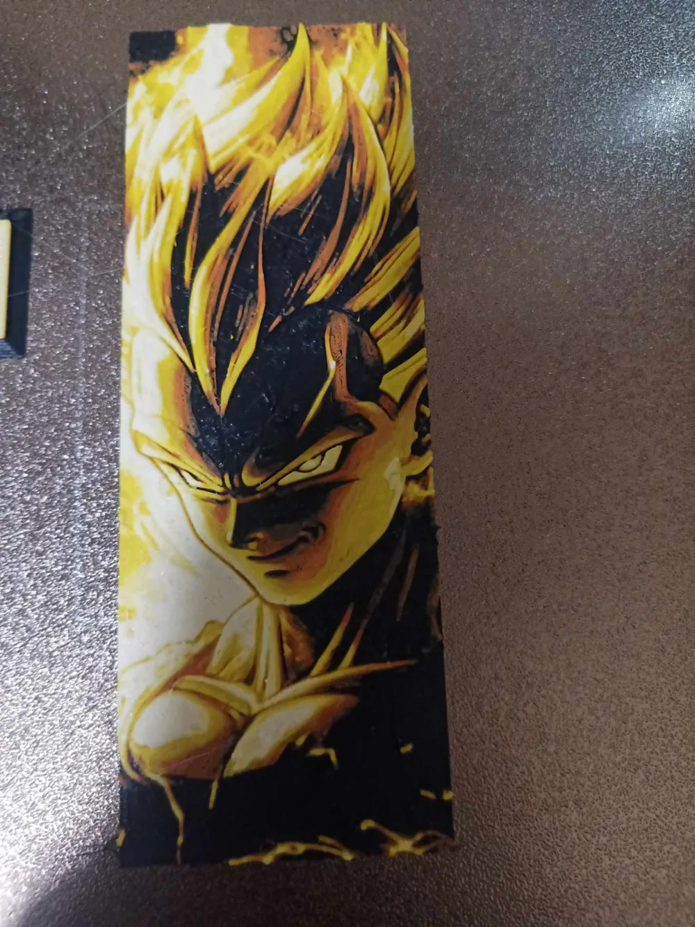 Vegeta SSJ Bookmark - hueforge Remixed by Dave Alex - MakerWorld
