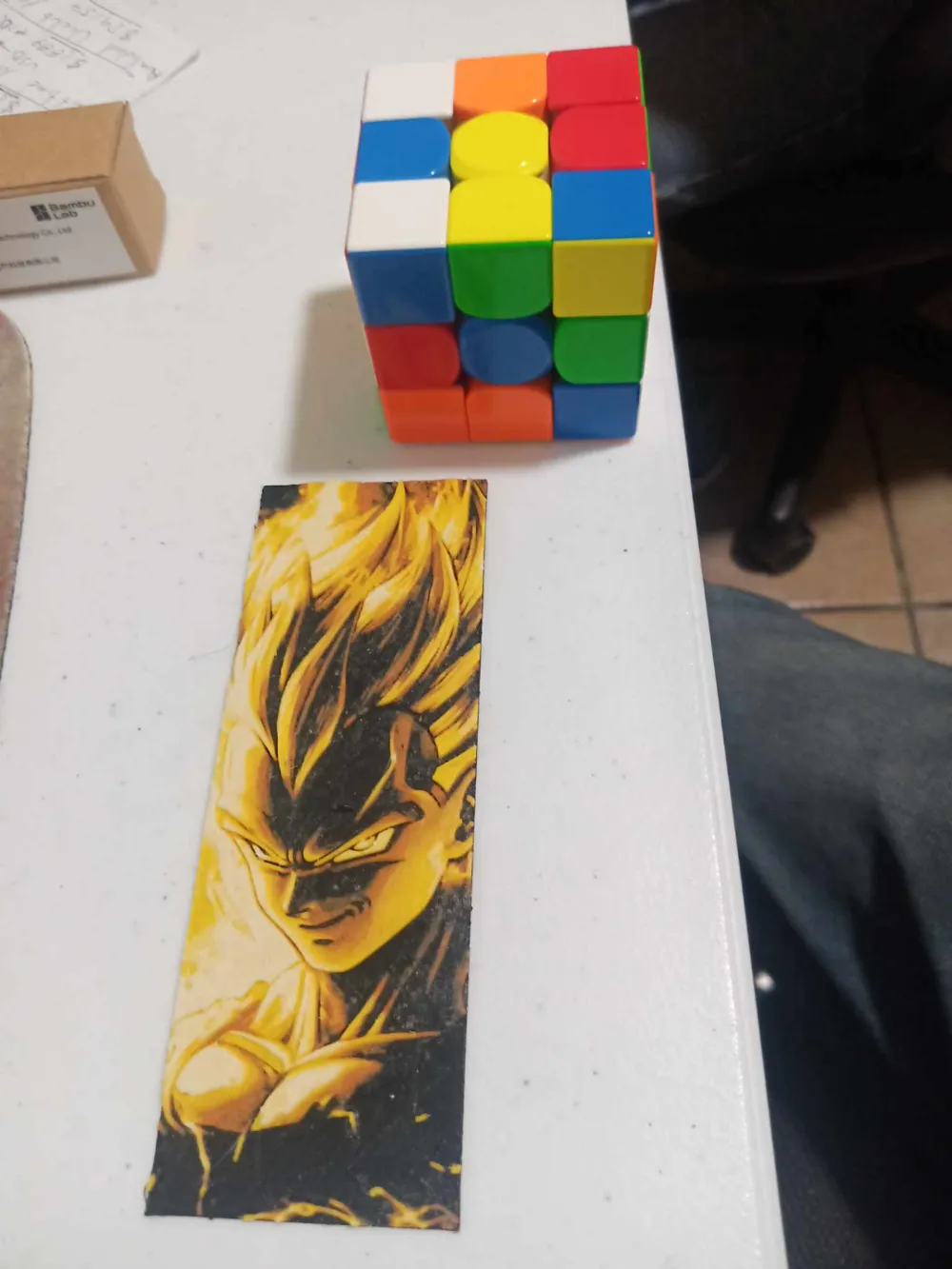 Vegeta SSJ Bookmark - hueforge Remixed by Dave Alex - MakerWorld