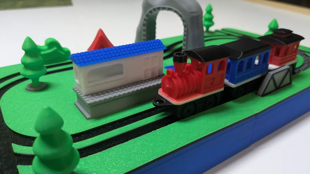 Take-along Train Set by Clover Creations MakerWorld: Download Free 3D ...