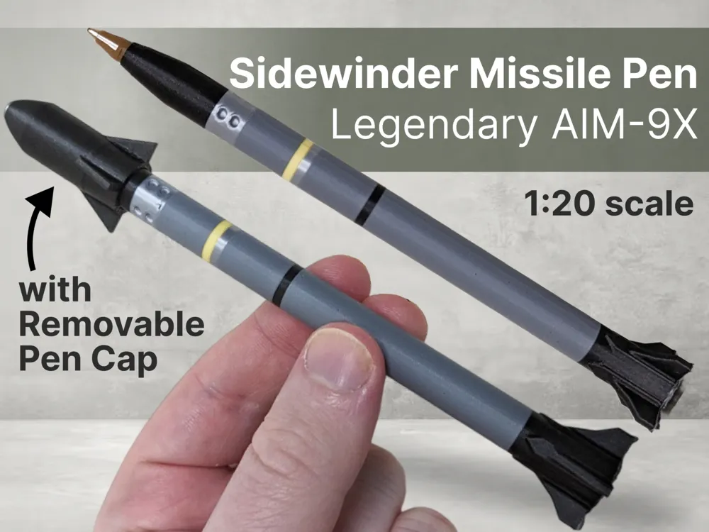 Missile Pen | Legendary AIM-9 Heat-Seeking Missile by Rexi Labs ...