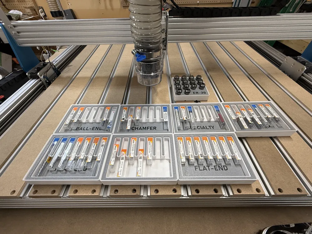 Gridfinity Endmill Organizer - Free 3D Print Model - MakerWorld