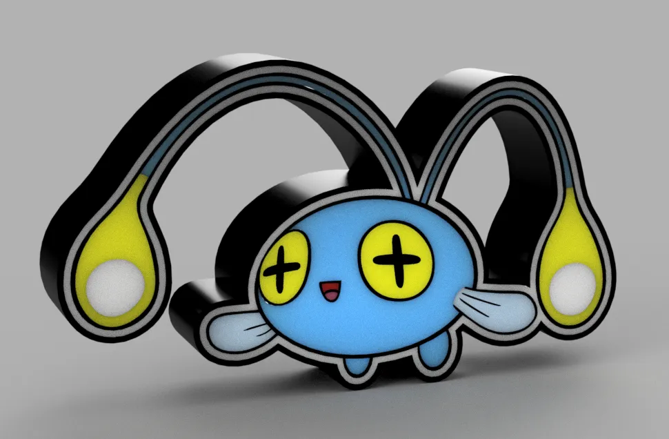 Pokemon - 0170 Chinchou LED Lamp by BeeTee 3D - MakerWorld