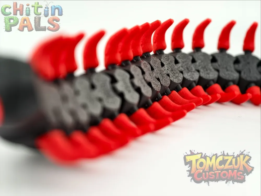 Chitin Pals: Clever Centipede! - Free 3D Print Model - MakerWorld
