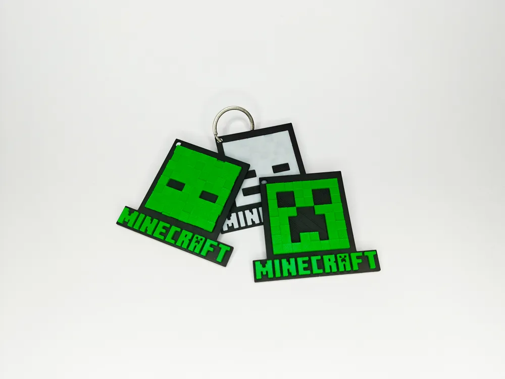 Creeper Flat Keychain by DeathCon4 MakerWorld: Download Free 3D Models